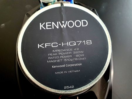 Kenwood\\nKFC-HQ718 Колонки автомобильные почти новые