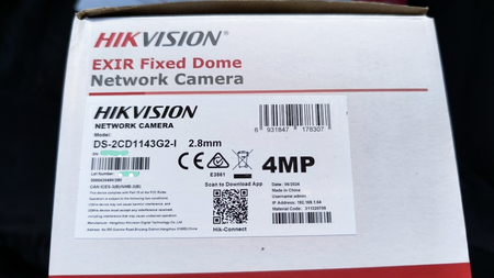 Продам новый камера 4мп (DS-2CD1143G2-I)