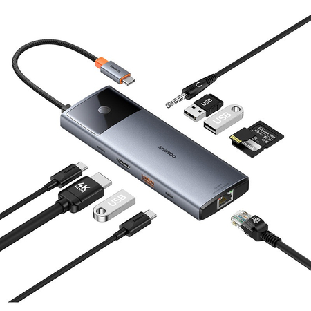 HUB 10in1 Baseus Metall HDMI 120Hz