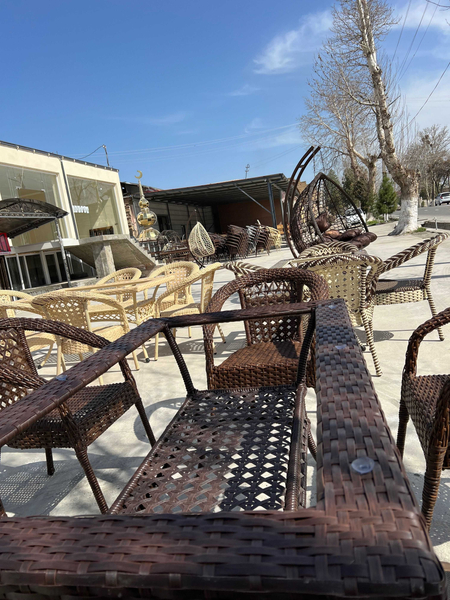 Ratan stol stul ajoyib stillarda