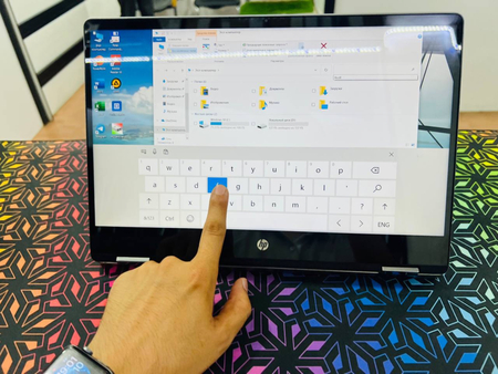 HP PAVILION x360 core i5-8gen 8GB/256GB SSD