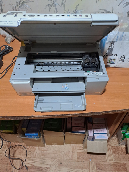 Принтер/сканер/ксерокс hp C5283 цветной 3 в 1