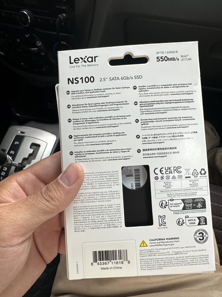 Lexar SSD sotilmoqda
