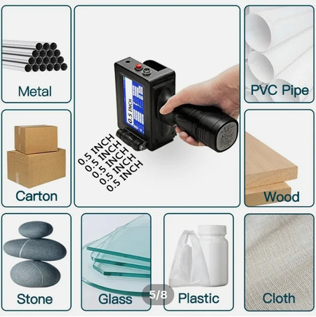 Mini printer sana, tekst,QR kod va boshqalar