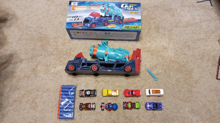 Новый грузовик Nerf, с набором машинок
