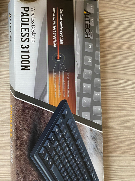 Комплект беспроводной A4Tech3100N Black