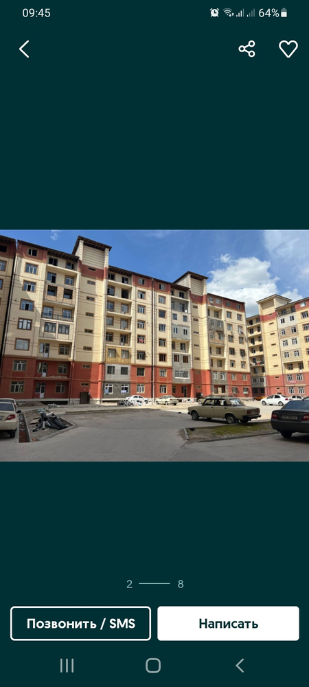 Иззат новастройка  квартира сотилади