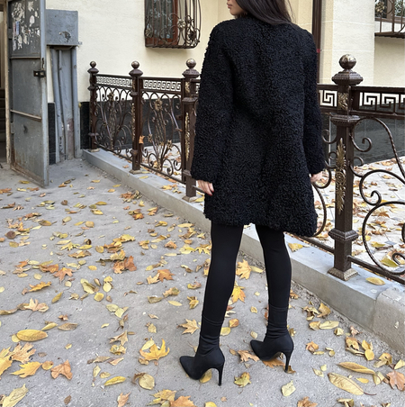 Шуба каракуль