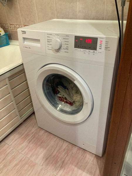 (New) 6 кг.( beKo ) Стиральная машина компактного типа  Доставка