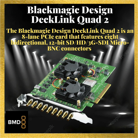 Blackmagic Design DeckLink Quad 2 8-Channel 3G-SDI Capture & Playback