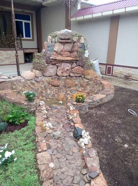 Летние кухни, камины, водопады