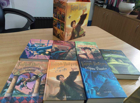 Книги Гарри Потер 7 штук в подарочной упаковке