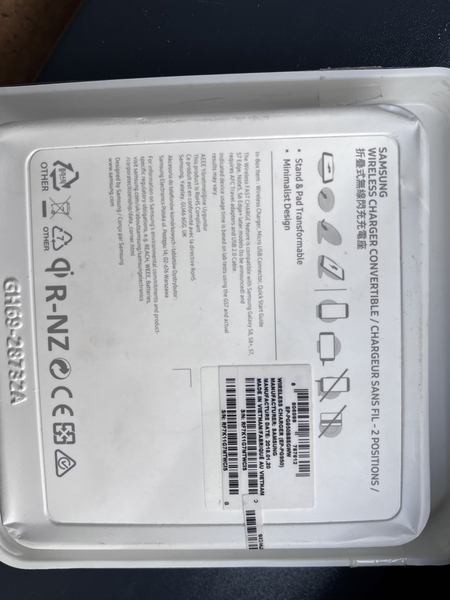 Беспроводная зарядка Samsung Fast Charge