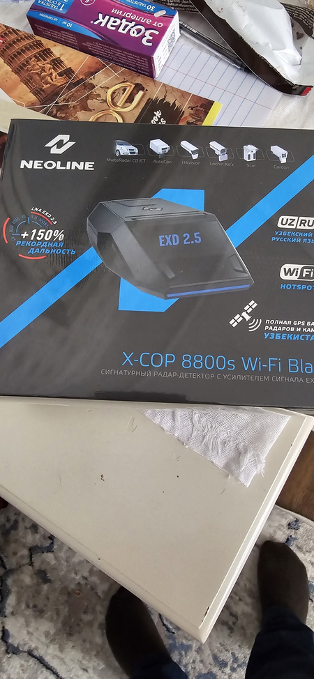 Andi radar 8800s wi fi li yengi ishlatilmagan