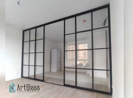 Стеклянные окна | двери | перегородки | витражи | Лофт - LOFT | OD-2