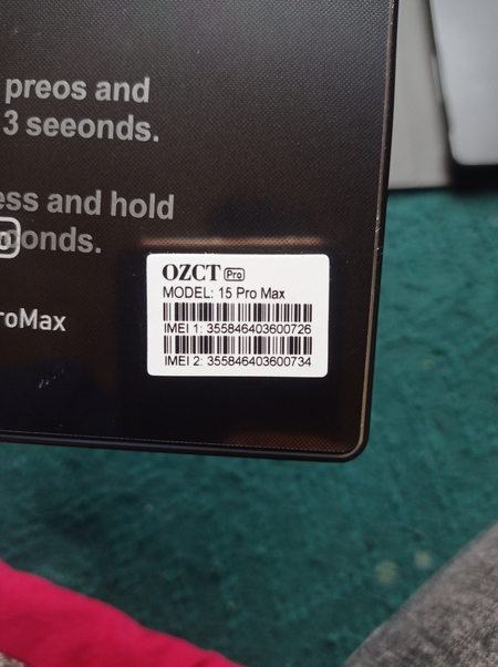 Planshet OZCT 15 Pro Max