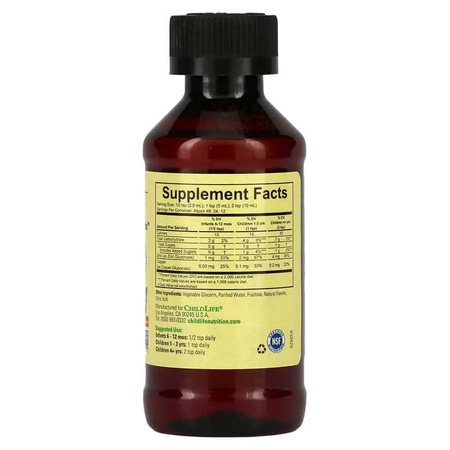 ChildLife Zinc, Чайлдлайф жидкий цинк для детей, zink