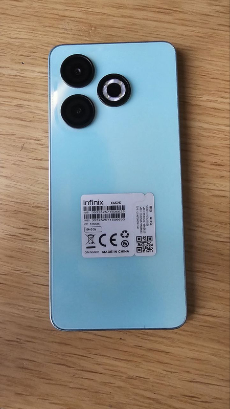 Infinix smart 8   kafolati bor