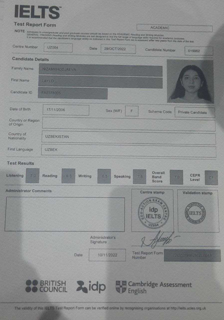 Ielts va Ingliz tili