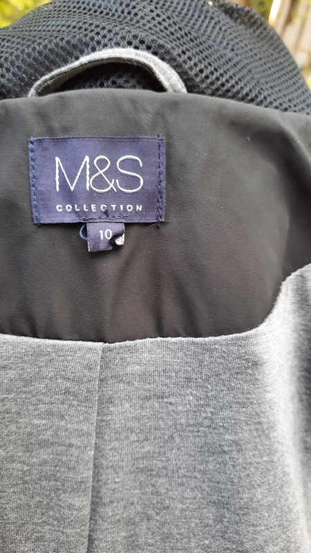 куртка, утепленная ветровка Marks & Spencer черная S
