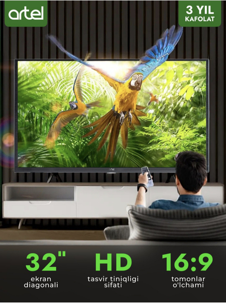 Artel 32 bez smart televizor tv. Телевизор без смарт 32hk5000