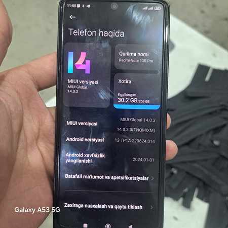 Redmi not 13 R pro 12/256 yangi