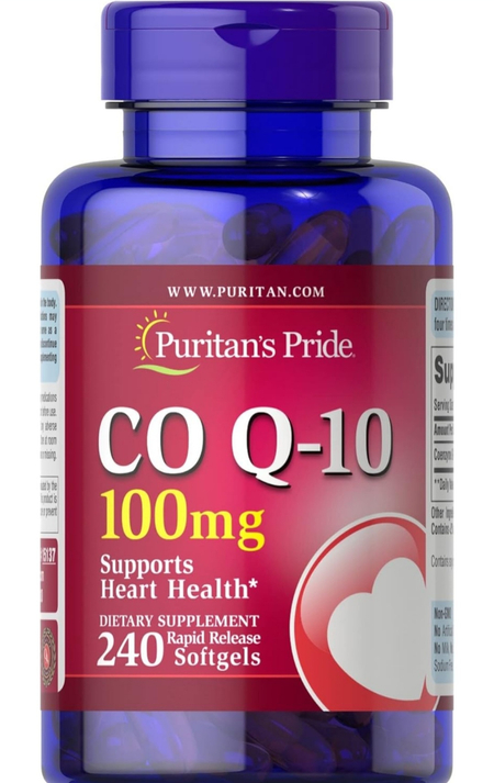 Коэнзим q10 100mg 240 caps puritans pride.