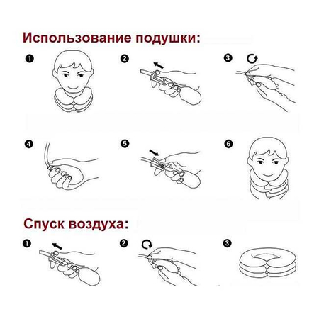 Массажный надувной воротник при остеохондрозе. Импортное производство!