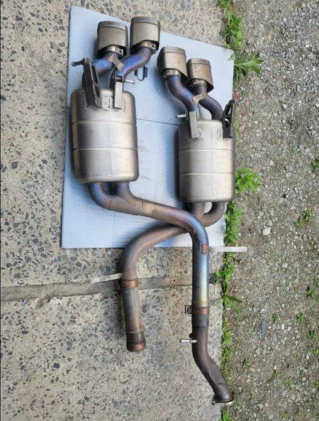 Глушитель Akrapovic оригинал на Мерседес 204