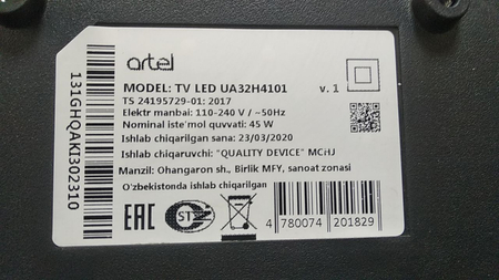 Artel televizor 32