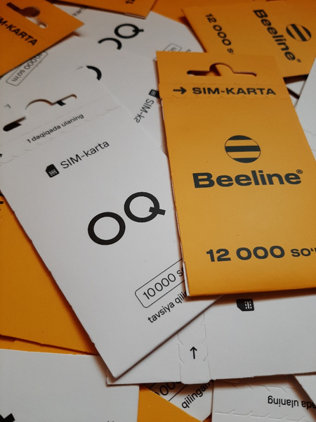 Оптом и в розницу! Продажа саморегистрирующих сим-карт от Beeline и OQ