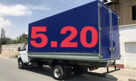 Грузоперевозки газель 5:20 метр Yuk tashish