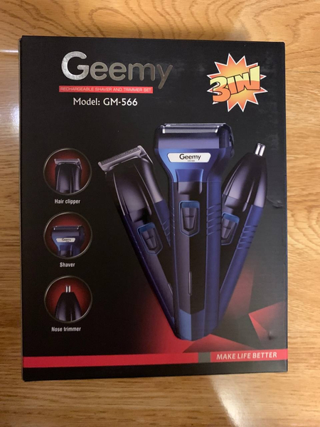 Триммер электробритва для бритья
Geemy GM 595 GM 566 3 B 1