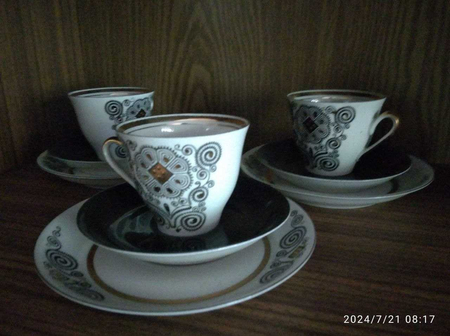 кофейный сервиз  21 предмет