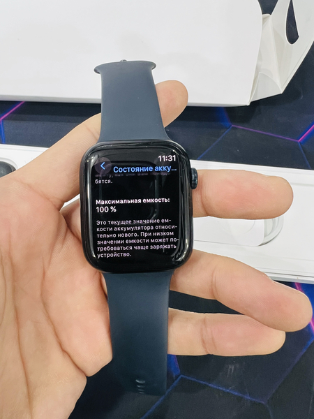 Iwatch 8 45 Darkblue 100 batareka