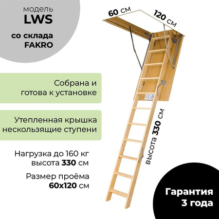 Чердачная лестница FAKRO, мансардные окна