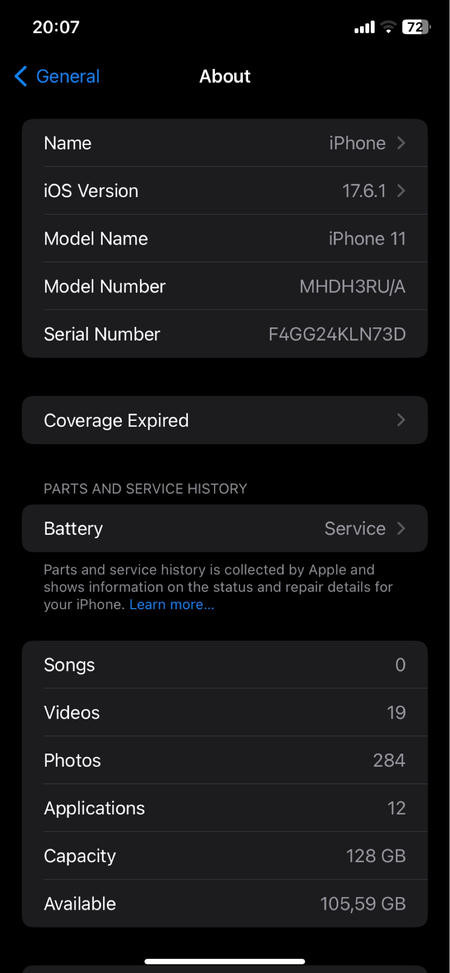 Iphone 11 yaxshi holatda sotiladi