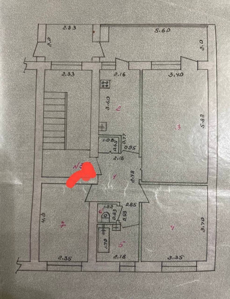 Срочно продаётся 3х комнатная квартира