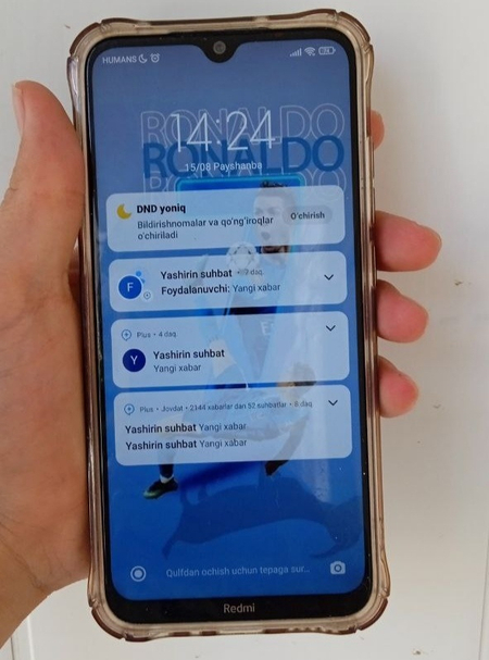 Redmi note 8 xotirasi 64Gb