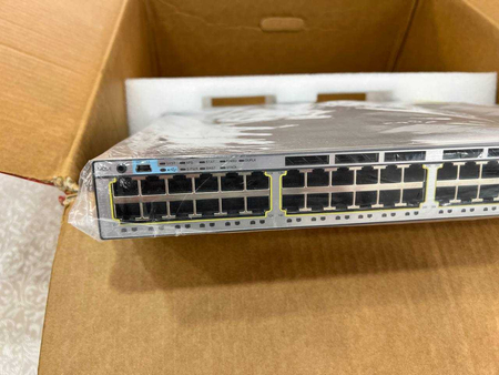 NEW!! Коммутатор Cisco Catalyst WS-C3750X-48T-S Управляемый L3