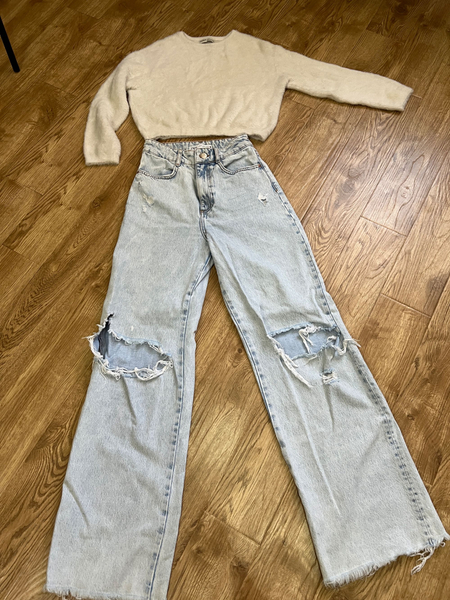 Кофта пушистик Bershka размер s