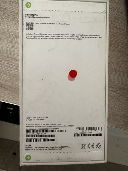 iPhone 15 Pro 128GB LLA
