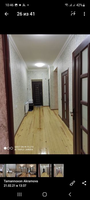 Фаргона шахар санат сарой енида жойлашган квартира ижарага берилади