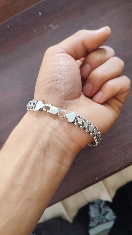Kumush braslet sotiladi 18g 925 proba rassiski holati idial