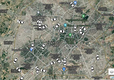 Контроль местоположения автомобилей, расхода топлива (GPS, DUT)