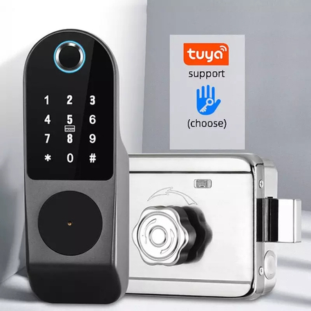 Smart замок, WiFi, отпечаткой пальца, парол, брелок, Smartlock