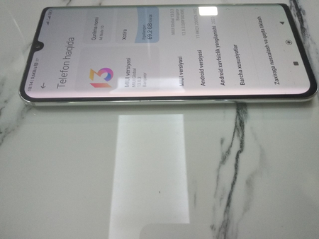 Mi note 10 hotirasi 8*128 GB. Ekran amolet. Kamera 108 mp.