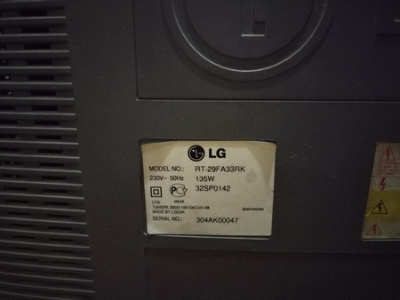 Телевизор LG RT-29FA33RT 29