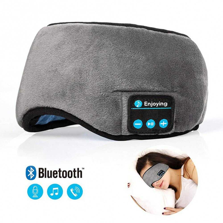 Маска для сна с наушниками Bluetooth.