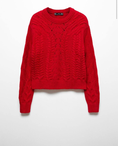 Свитер Mango в цвете red